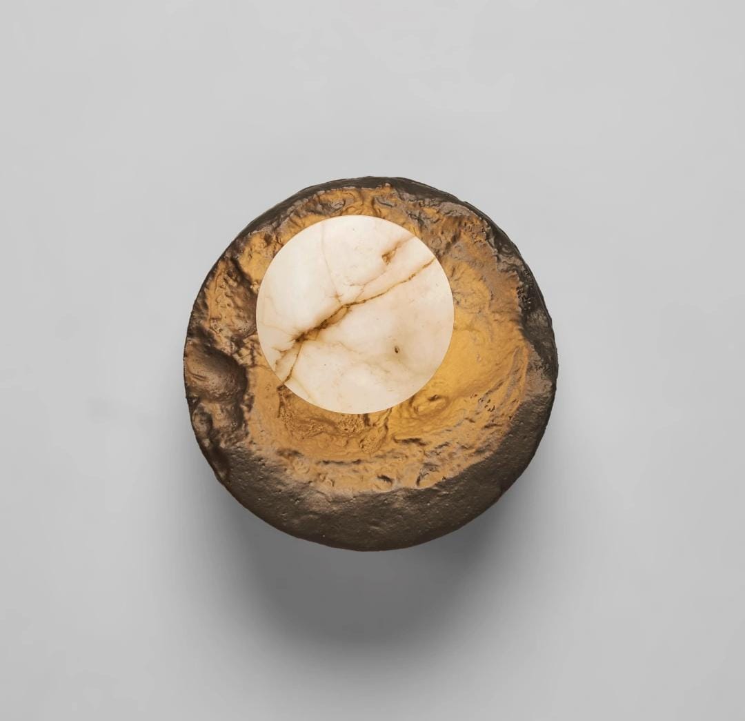 CAST ALUMINIUM CIRCULAR SCONCE BY YASANCHE – Love House