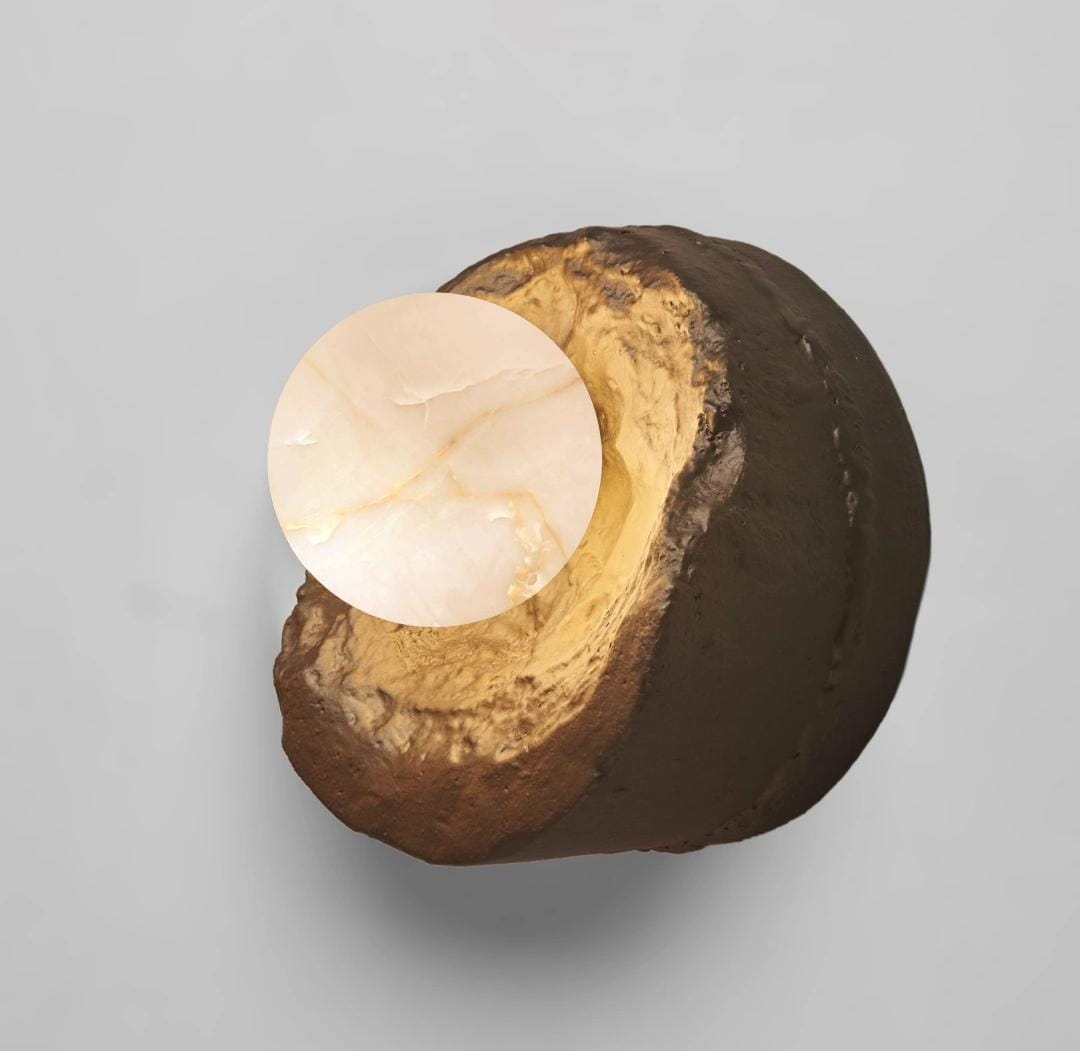 CAST ALUMINIUM CIRCULAR SCONCE BY YASANCHE – Love House