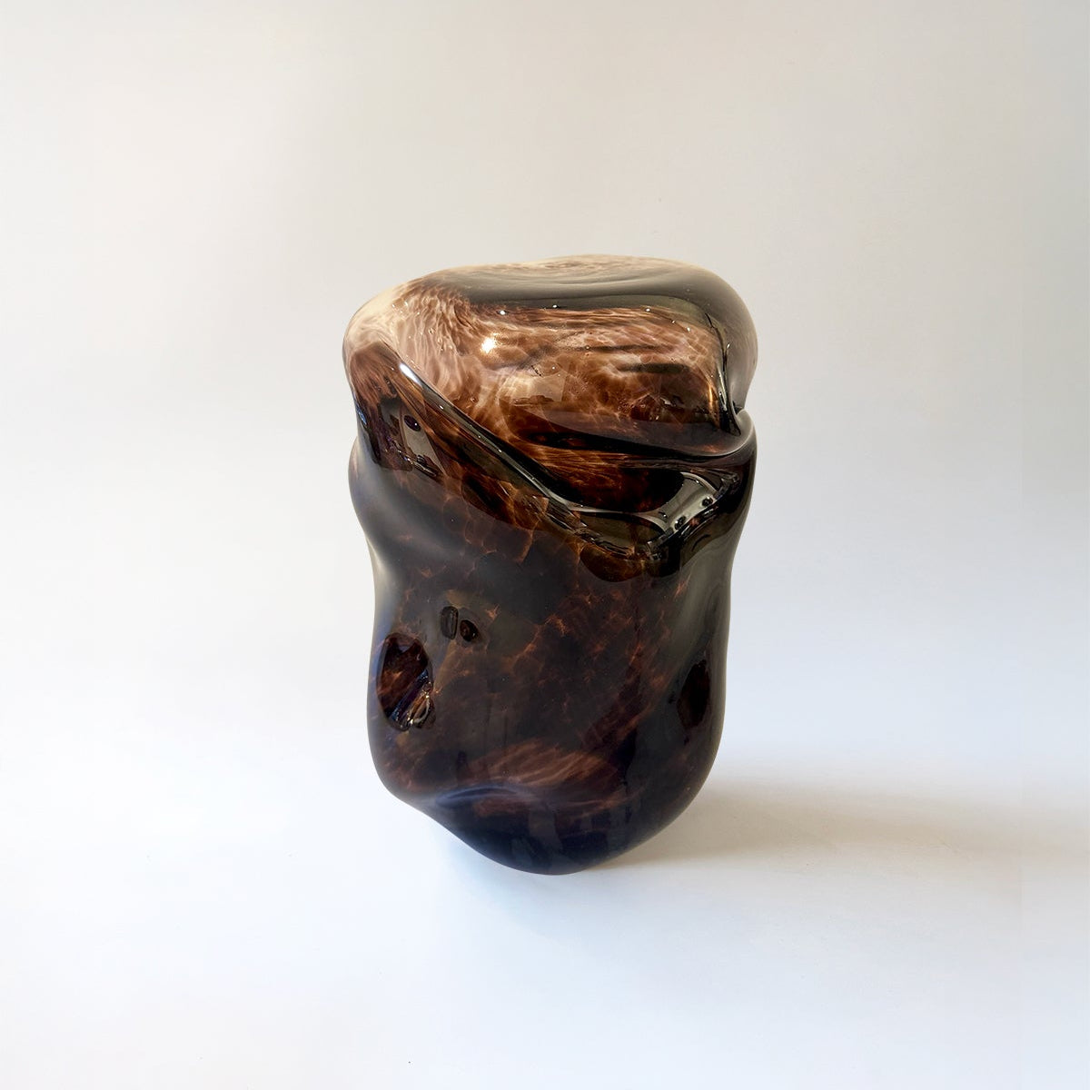 Wave Stool / Side Table I Blown Glass by Homa – Love House